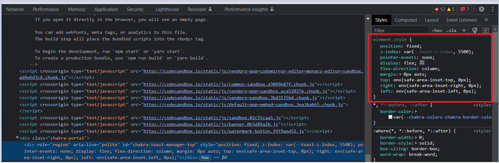 Unsafe Inline Style Violate Content Security Policy · Issue 7600 · Chakra Ui Chakra Ui · Github