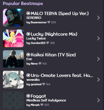 Hide explicit tagged beatmaps from appearing on the osu! front page. · Issue #9979 · ppy/osu-web ...