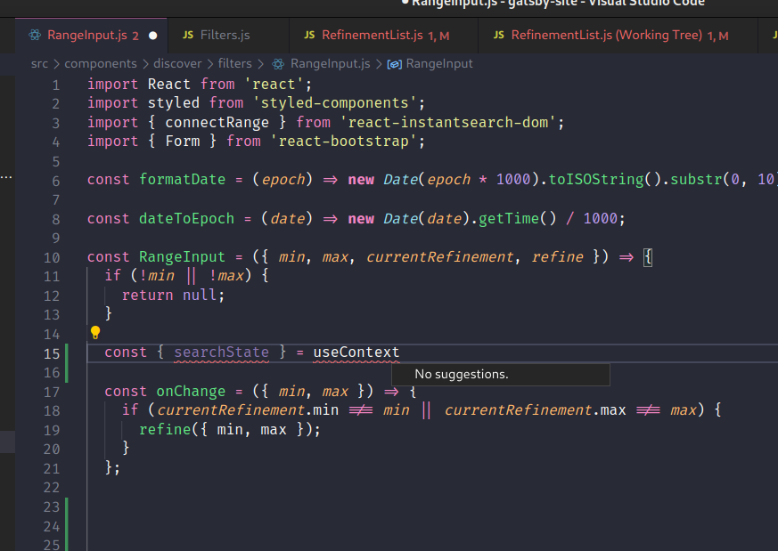 IntelliSense giving up · Issue #136716 · microsoft/vscode · GitHub