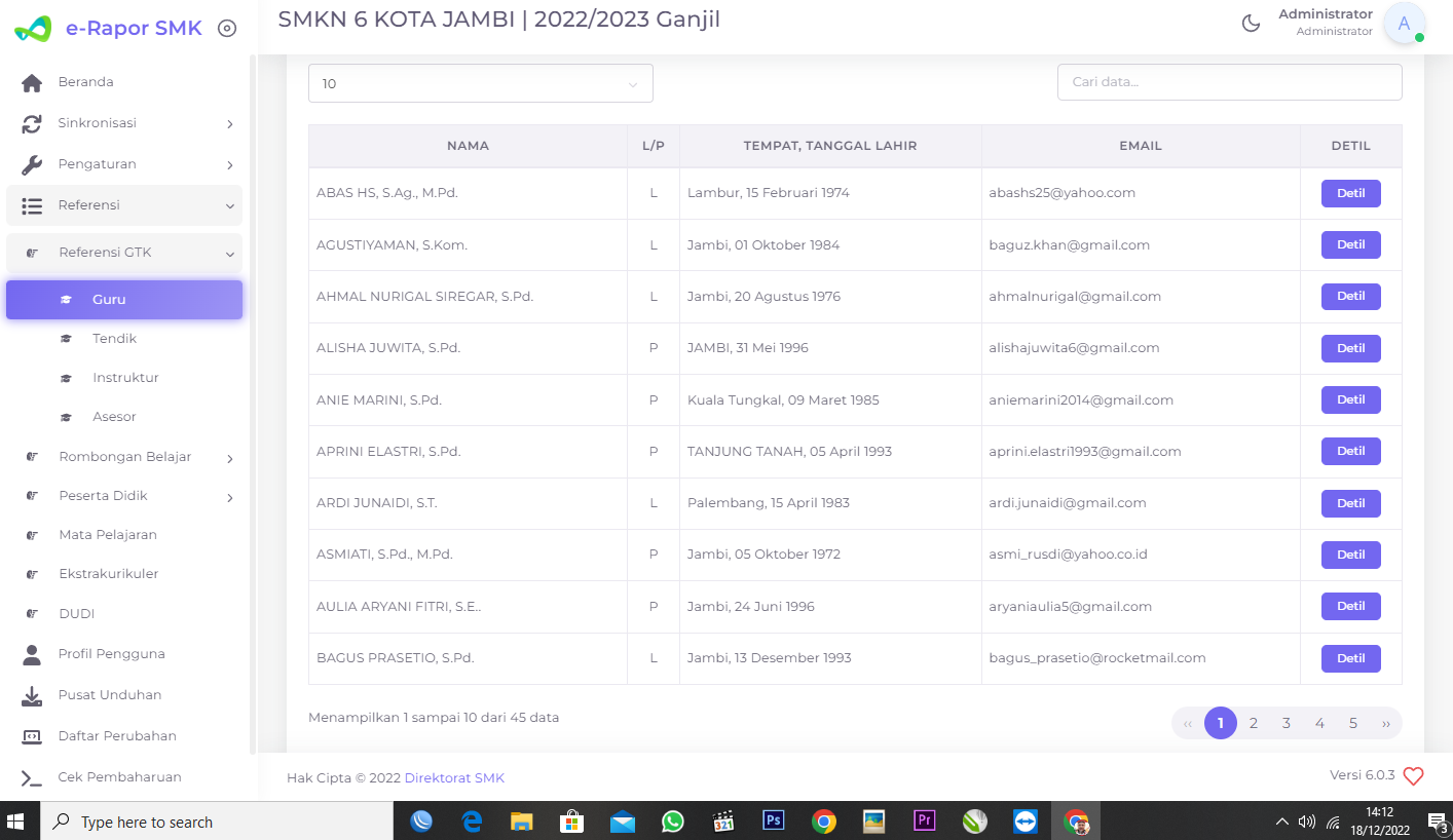Atur Ulang Akun PTK Gagal [SOLVED] · Issue #127 · eraporsmk/erapor6 · GitHub