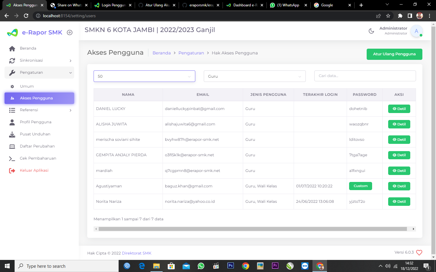 Atur Ulang Akun Ptk Gagal Solved · Issue 127 · Eraporsmkerapor6 · Github
