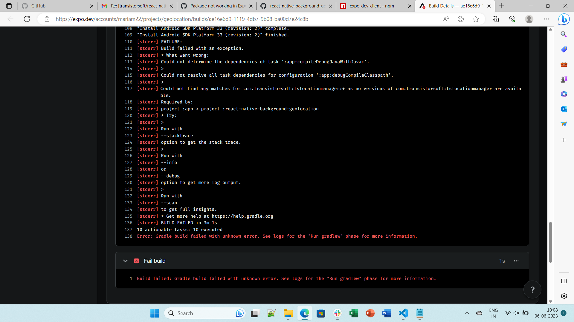 Package not working in Expo · Issue #1700 · transistorsoft/react-native-background-geolocation ...