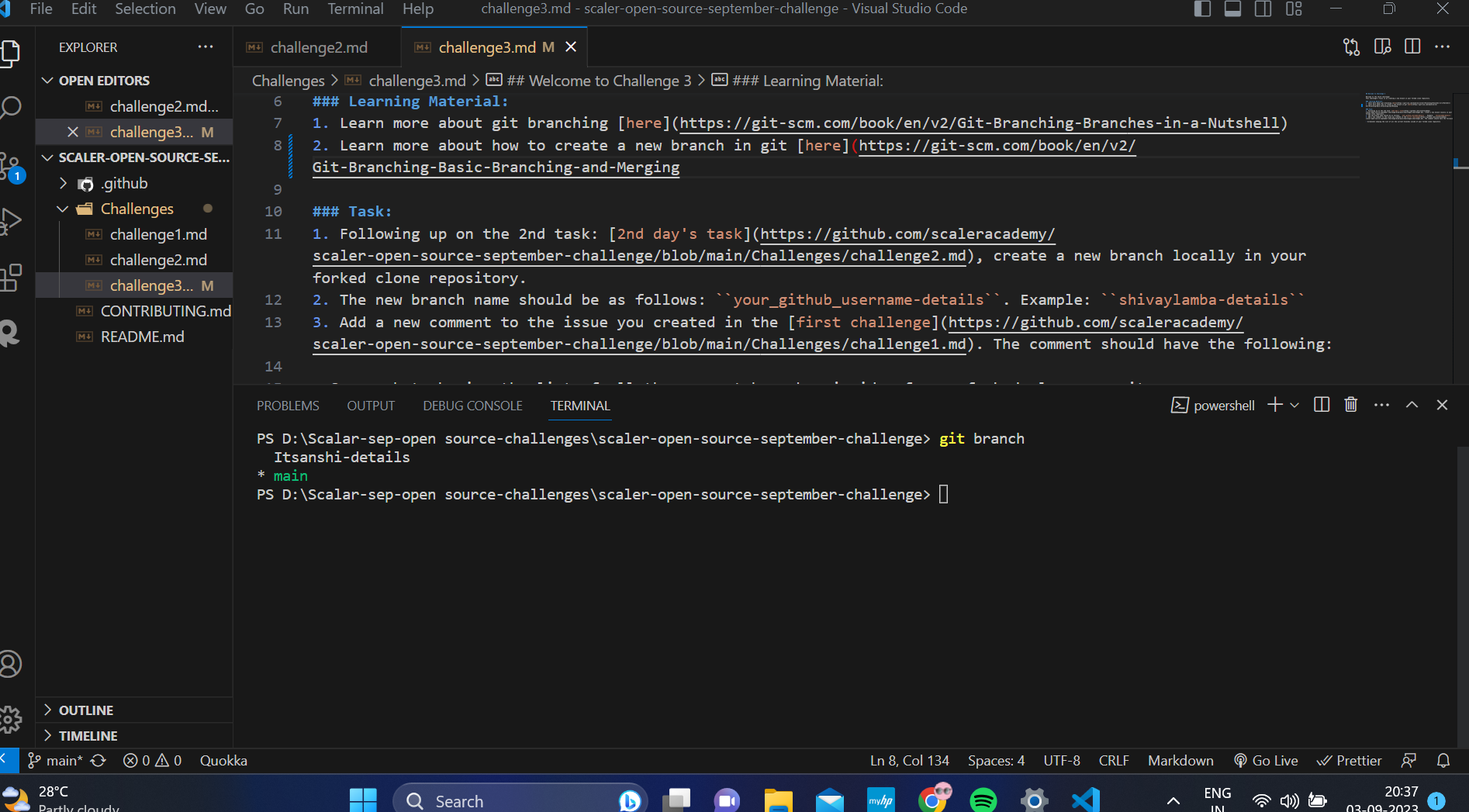 Challenge#1:Anshika Anand · Issue #141 · scaleracademy/scaler-open ...