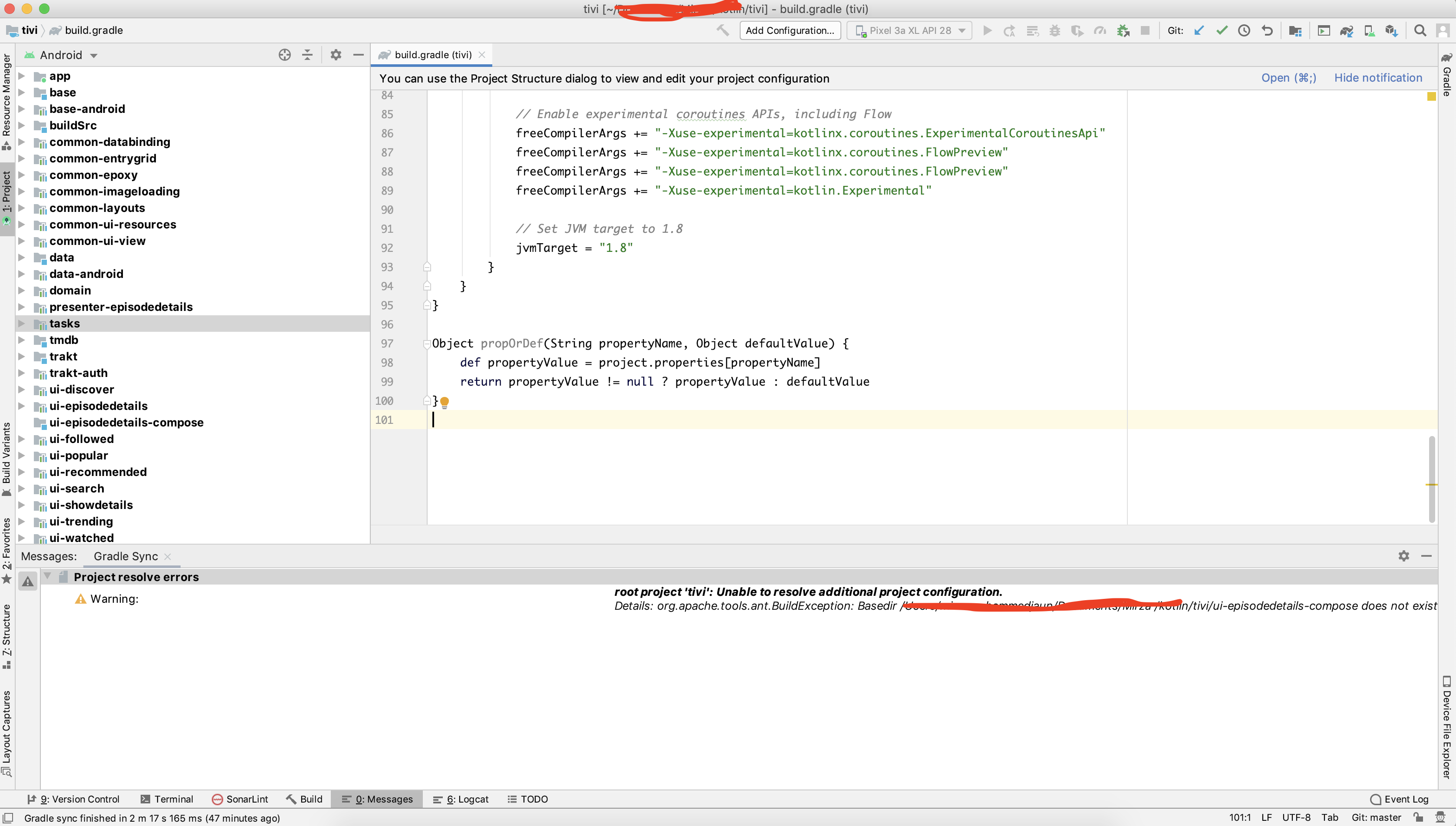 The Project is incompatible version of Android Gradle Plugin · Issue #566 · chrisbanes/tivi · GitHub