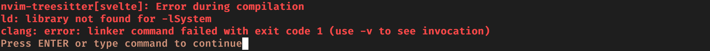 Error Installing parsers · Issue #4080 · nvim-treesitter/nvim-treesitter · GitHub