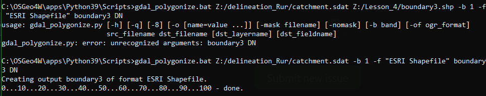 GDAL Polygonize syntax error · Issue #46045 · qgis/QGIS · GitHub