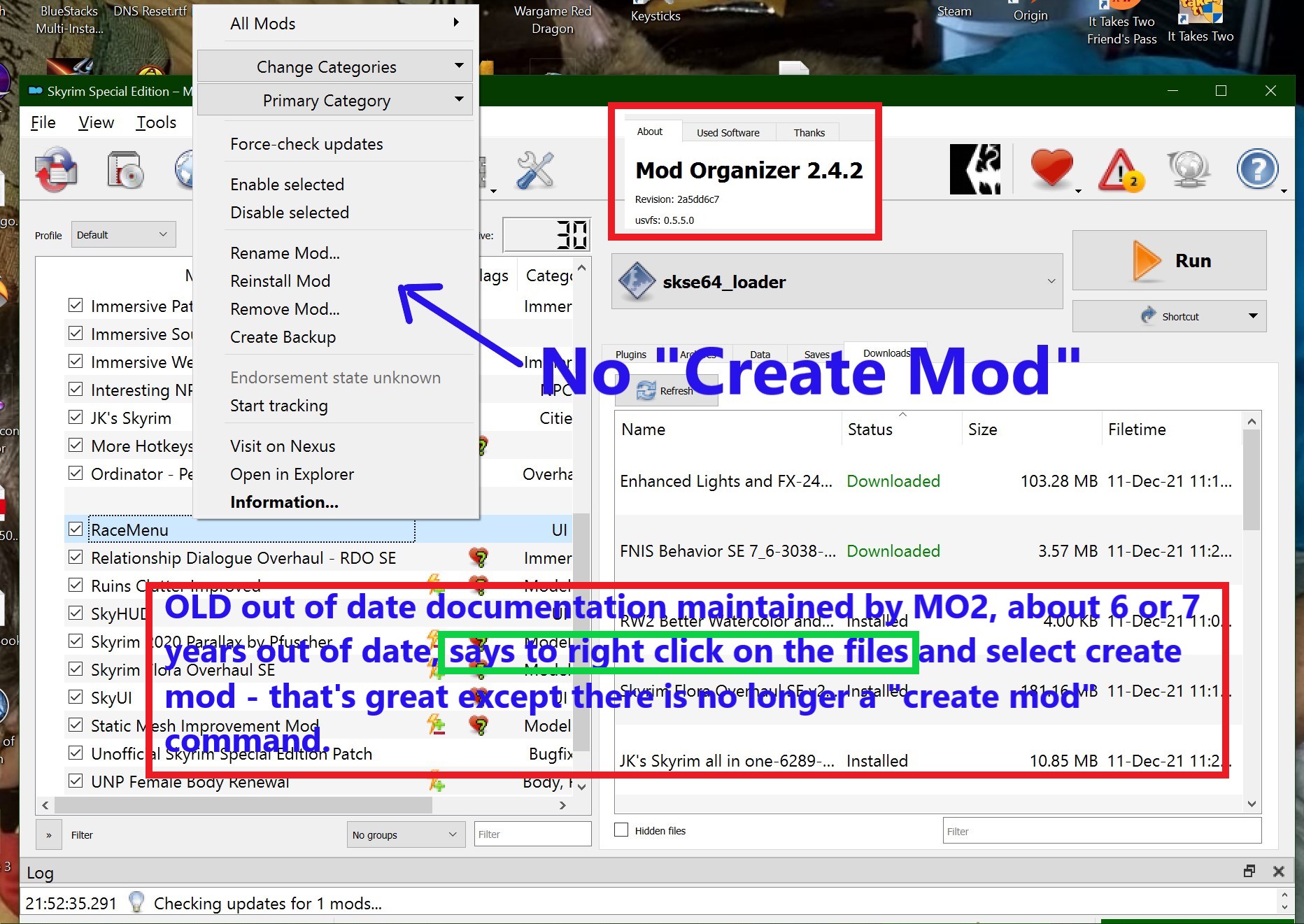 MO2 What To Do With Overwrite Files Dec 2021 Issue 1625 ModOrganizer2 modorganizer GitHub