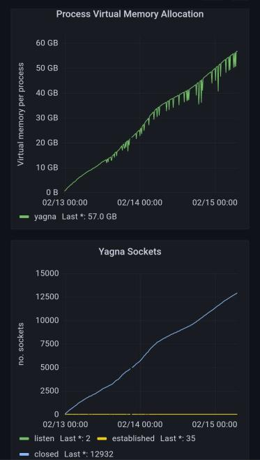 Provider (agent and daemon) memory leak · Issue #1985 · golemfactory/yagna · GitHub