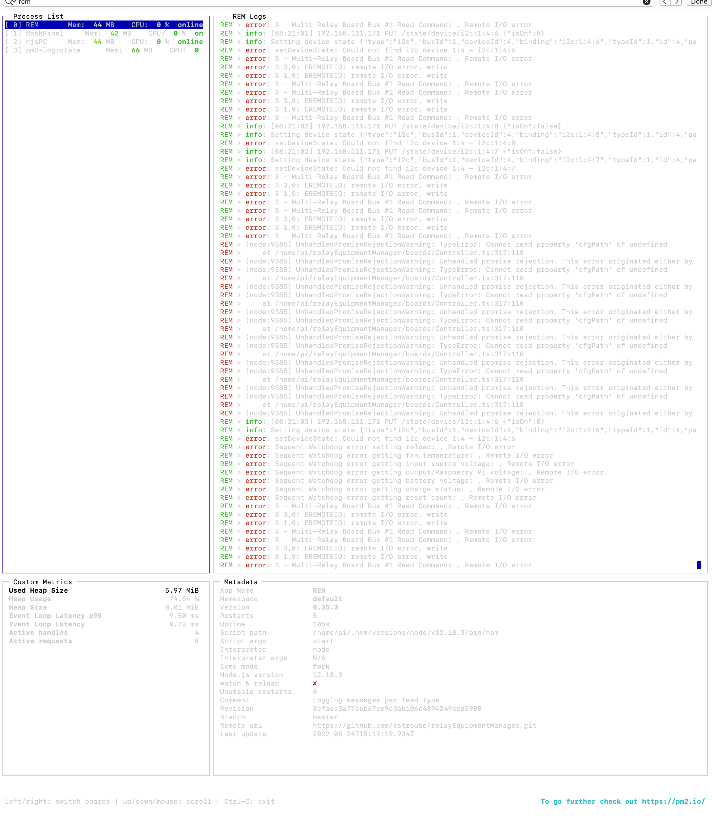 REM keeps resetting to earlier configuration · tagyoureit nodejs-poolController · Discussion ...