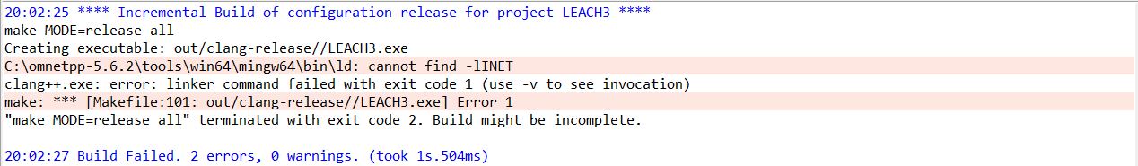 Error when rebuilding INET · Issue #7 · Agr-IoT/LEACH · GitHub