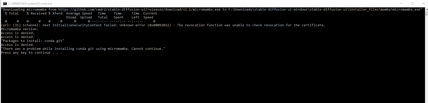 Problem installing conda git? · Issue #433 · easydiffusion/easydiffusion · GitHub