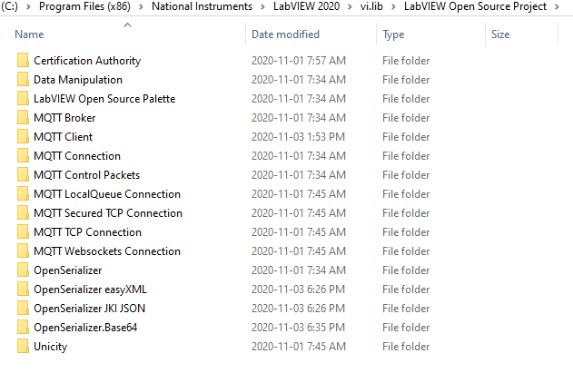 Load Class Error in Built Executable · Issue #160 · LabVIEW-Open-Source/LV-MQTT-Broker · GitHub