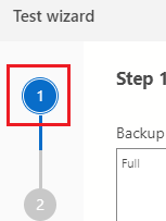 A11y_SQLAzureDataStudio_WizardDialog_ScreenReader: on tab navigation to steps 1,2,3 they are ...