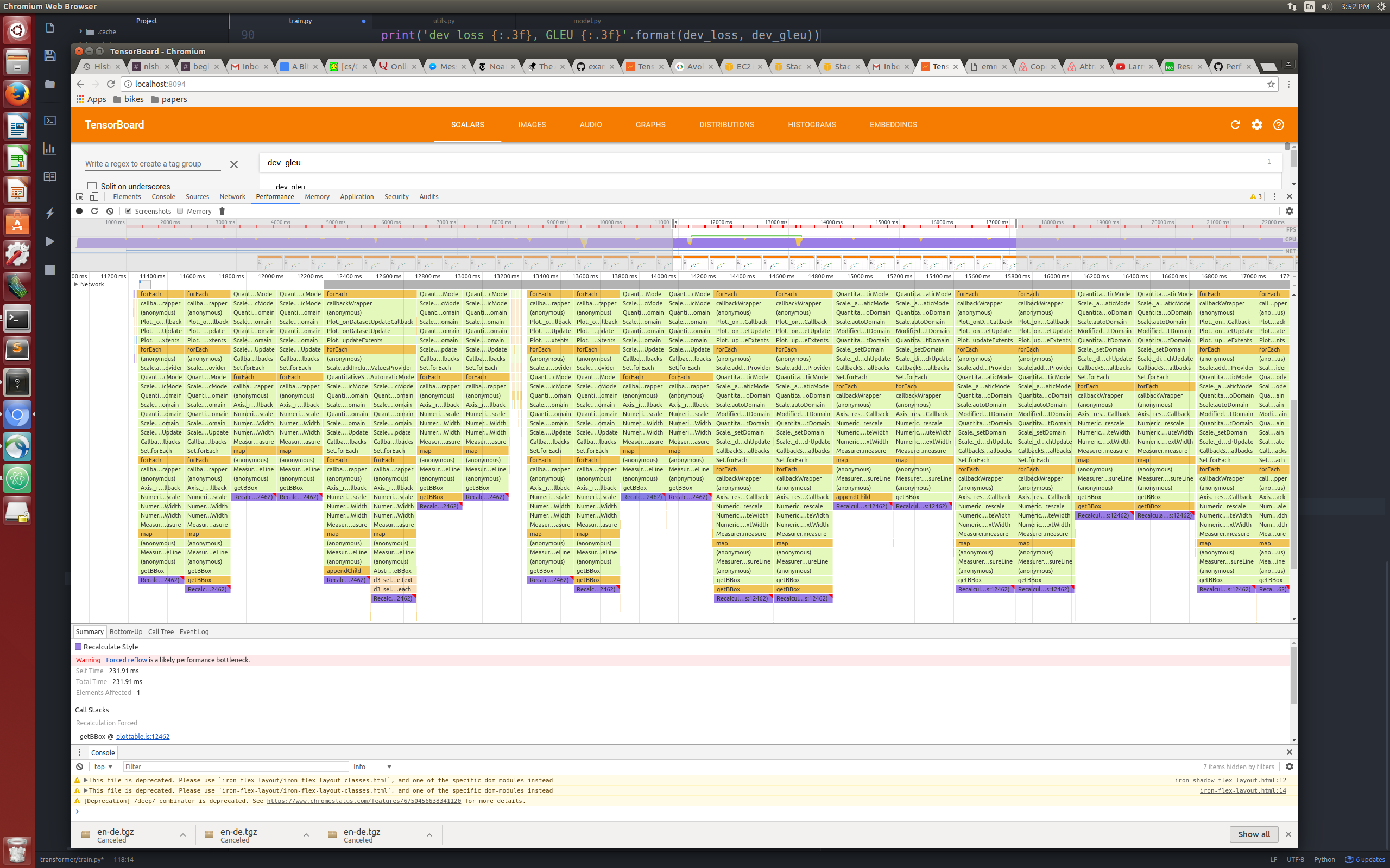 Performance Degradation For Scalar Pane Caused By Forced Reflows In Plottablejs · Issue 198