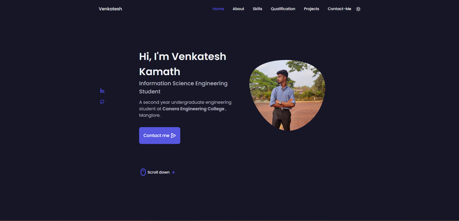 GitHub - Venkateeshh/Portfolio-Website: "Welcome to my personal portfolio website! Explore my ...