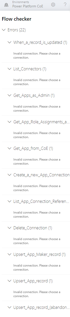 [BUG]: Connection Id missing for connection reference logical name ...