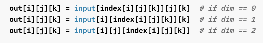 pytorch的gather算子paddle实现 · Issue #43669 · PaddlePaddle/Paddle · GitHub
