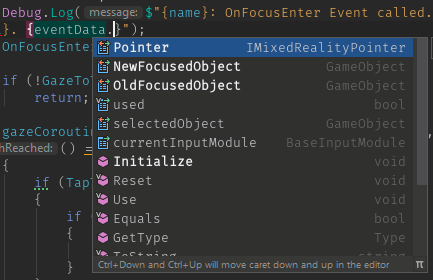 IMixedRealityInputHandler and IMixedRealityFocusHandler events are ...