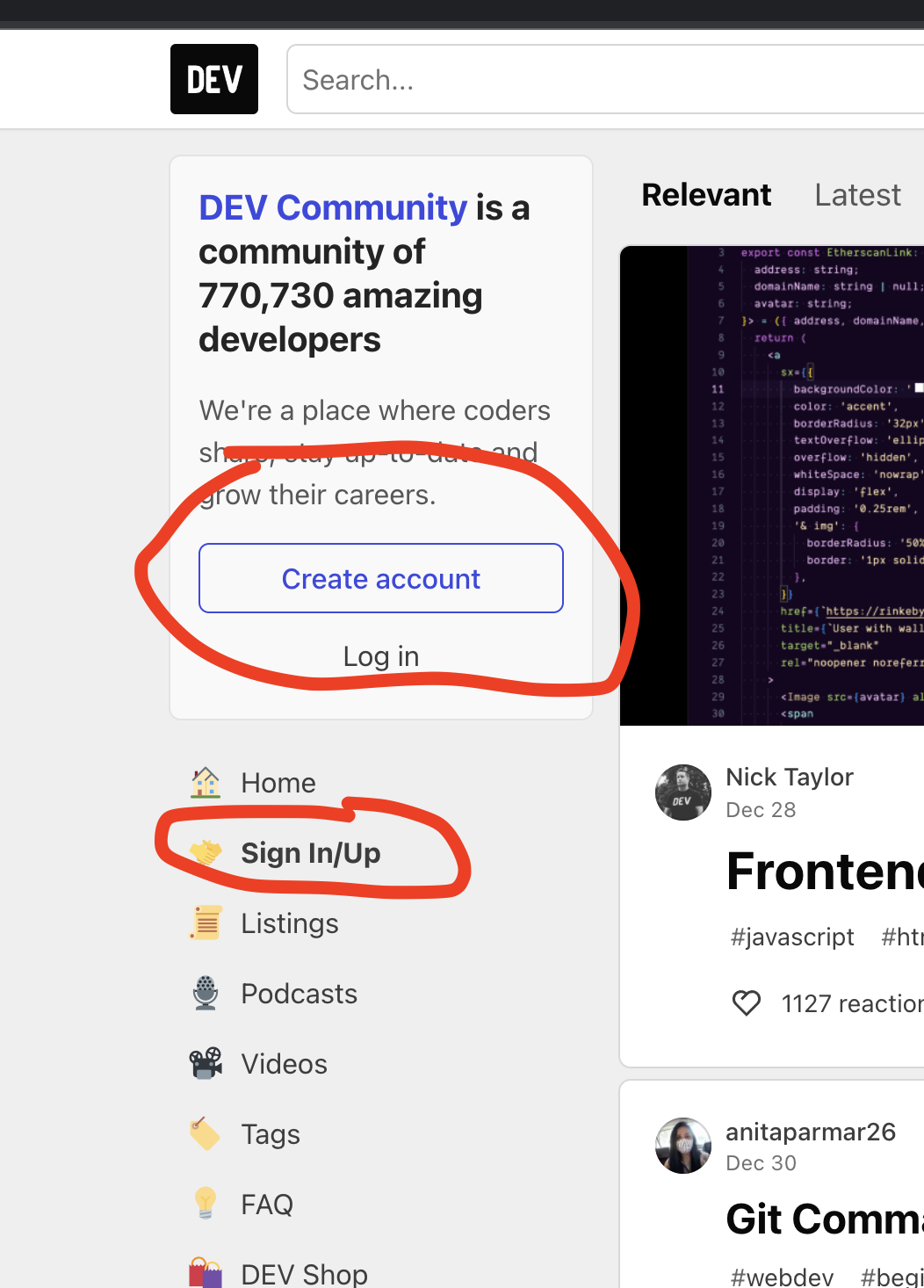 ️ Remove duplicate sign in/up link in Nav menu for non-logged-in users · Issue #15921 · forem ...