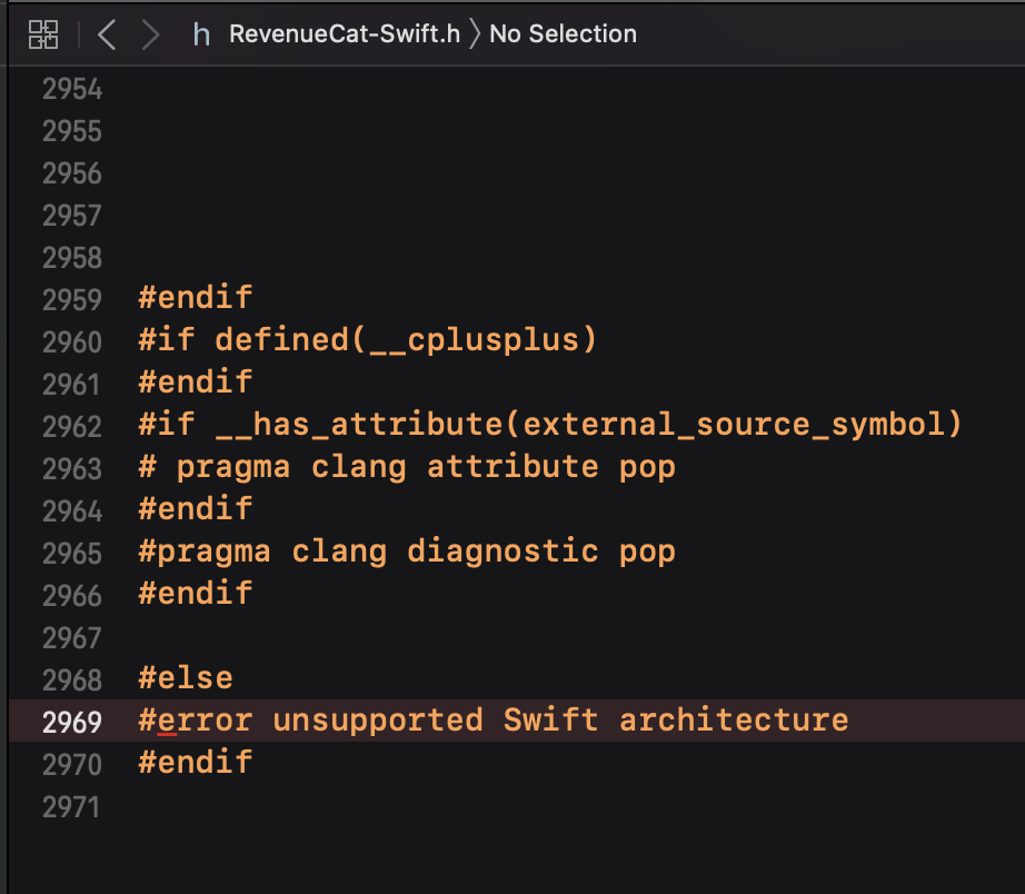 Build Documentation Error For Project With Embedded Watchos App · Issue 2269 · Revenuecat