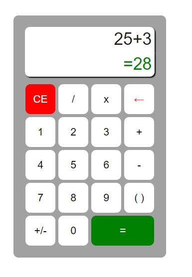 GitHub - abdullah-aydogan/calculator: Calculator with HTML and Javascript