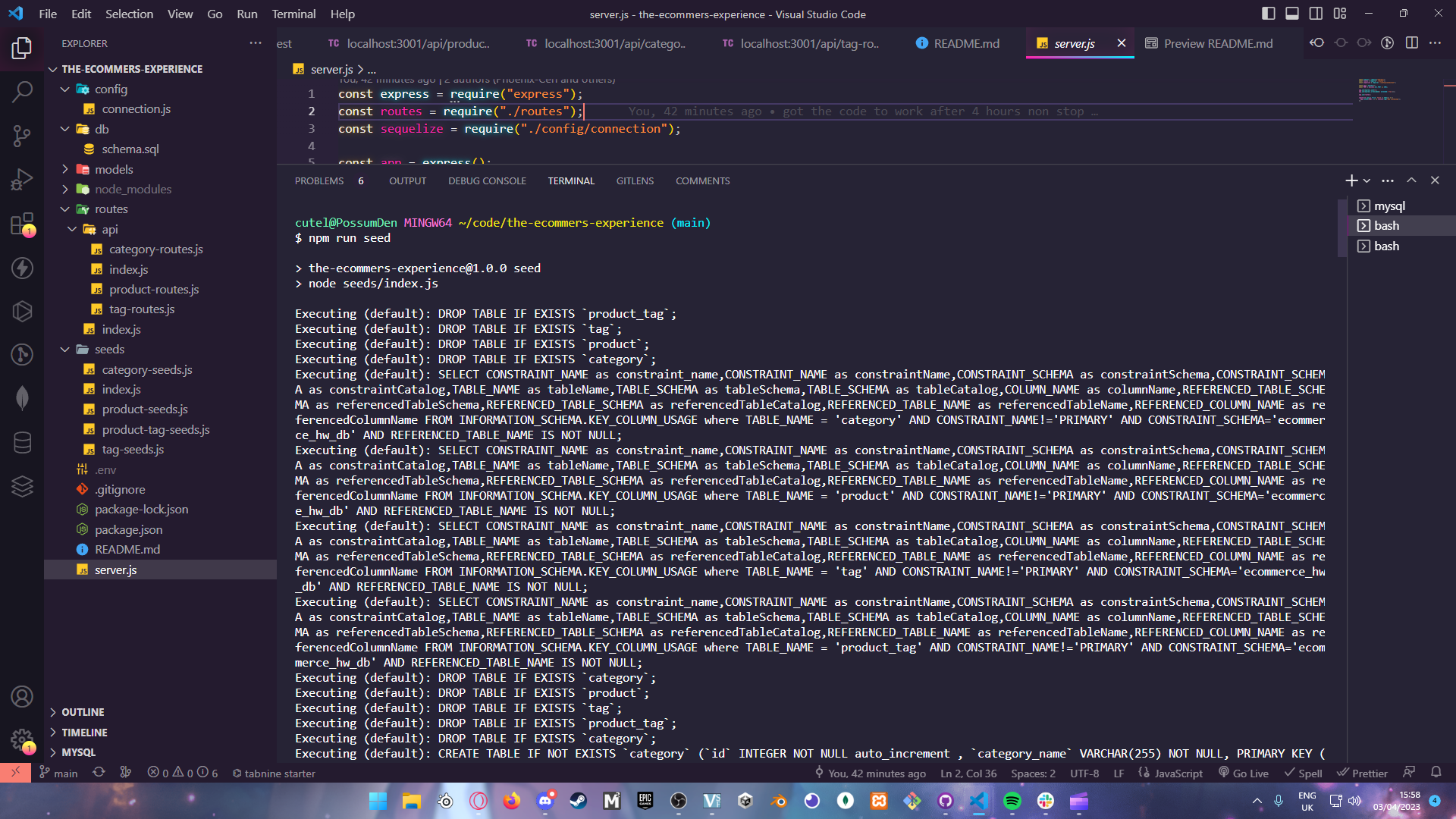 GitHub - phoenix-ceri/the-ecommers-experience: Backend of a E-commers ...
