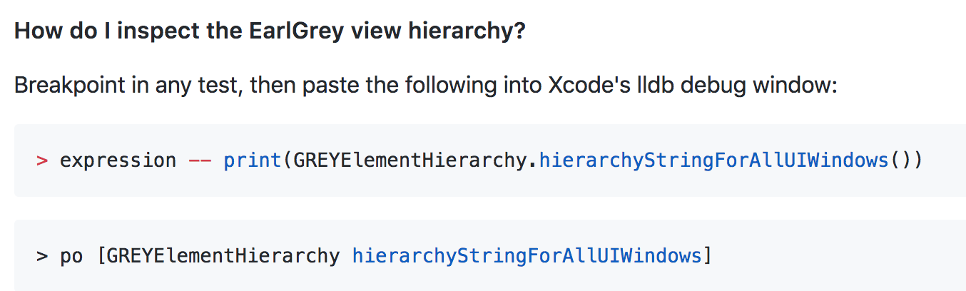 How to get page source of displayed screen like appium · Issue #698 · google/EarlGrey · GitHub