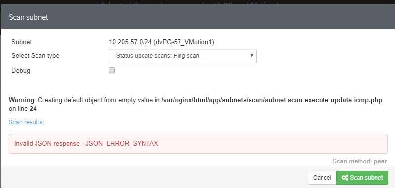 Ping Problems Pear Dont Work From Web Fping Dont Work From Command
