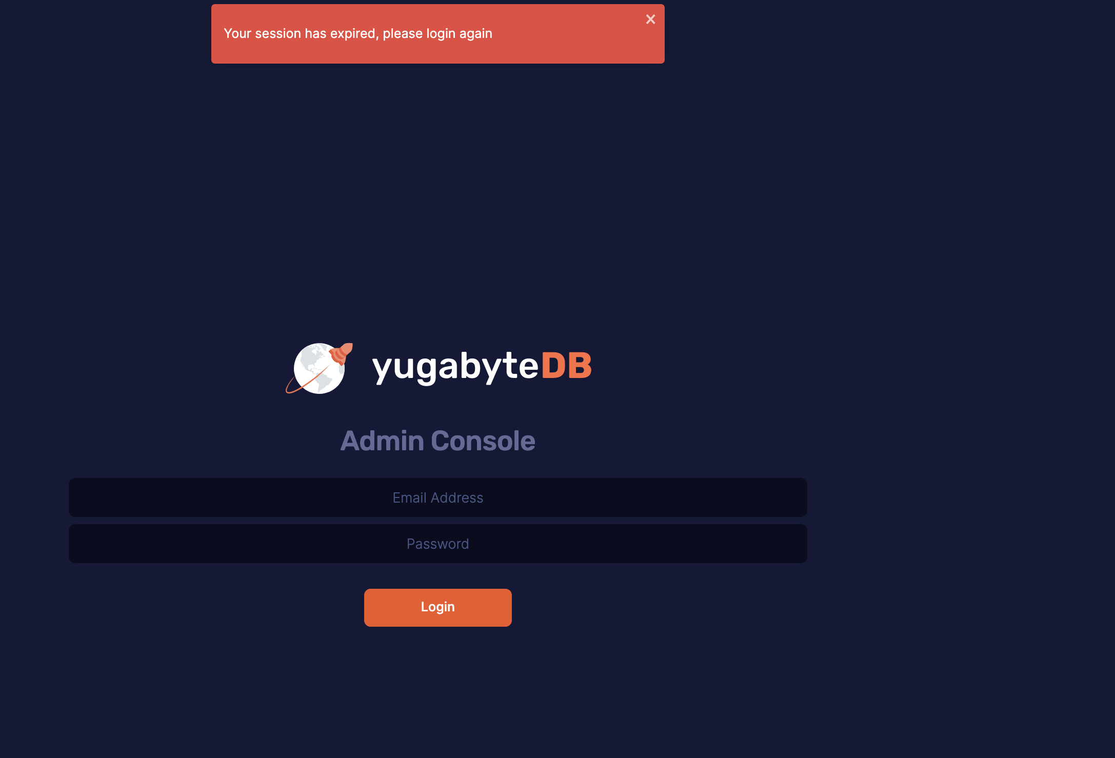 No error toast should be shown in case of auth token expiry. · Issue #8539 · yugabyte/yugabyte ...