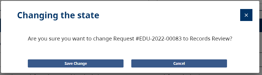 Changing Request to 'Records Review' w/ Fee Estimate - No 'Add File' Option in State Change ...