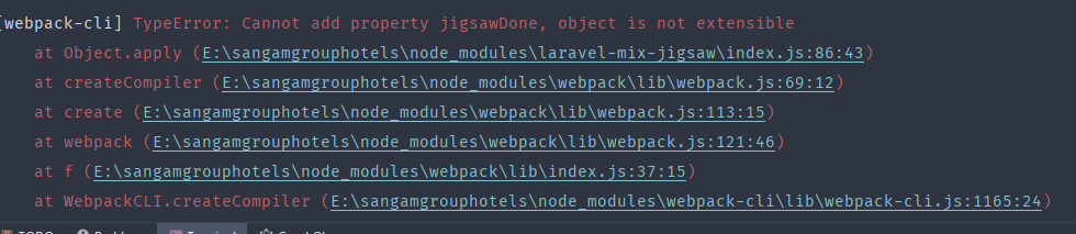 Laravel Mix 6 · Issue 20 · Tighten Laravel Mix Jigsaw · Github