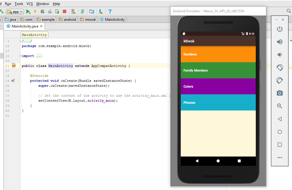 cant run apps, Look in Screenshot. · Issue #45 · udacity/ud839_Miwok · GitHub