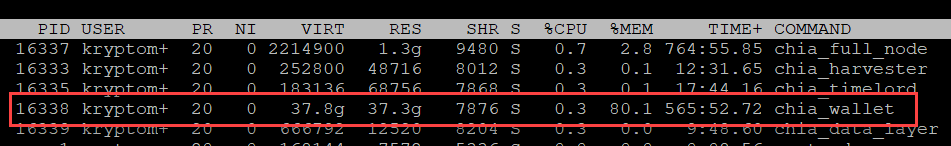 [Bug] Chia wallet consumes max memory · Issue #14364 · Chia-Network/chia-blockchain · GitHub