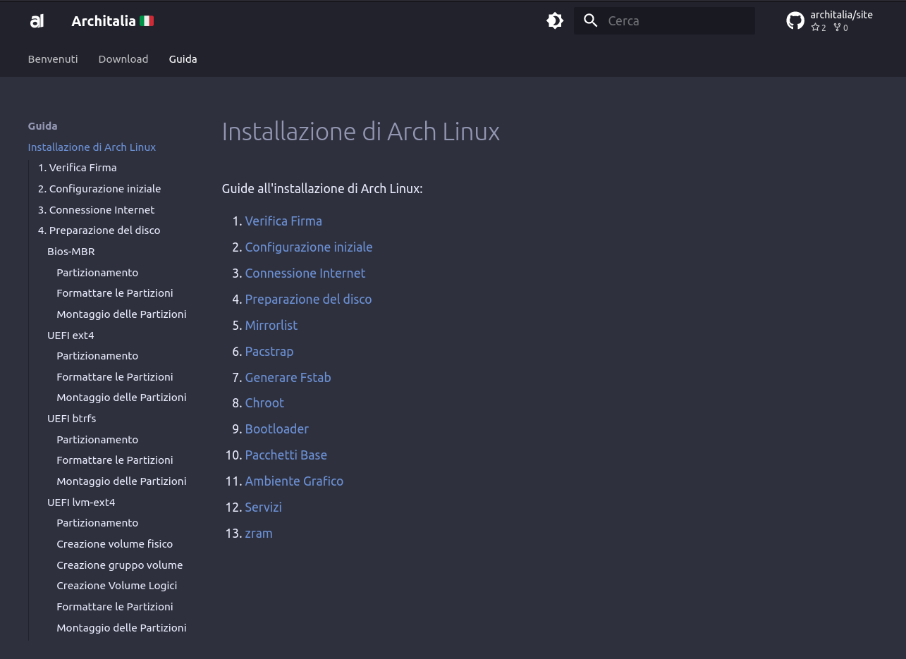 GitHub - ArchItalia/site: official website