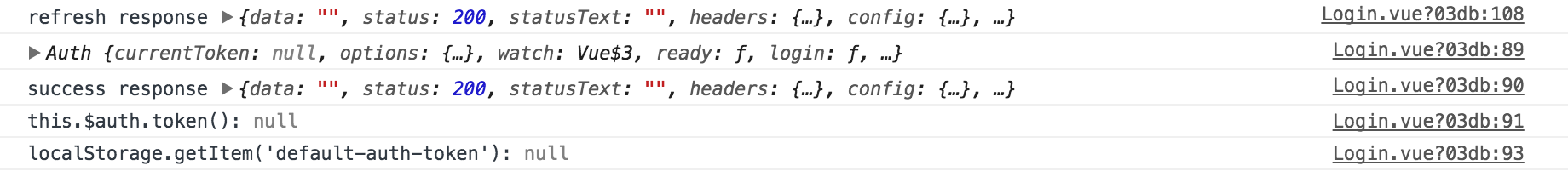 this.$auth.token() returns null · Issue #331 · websanova/vue-auth · GitHub