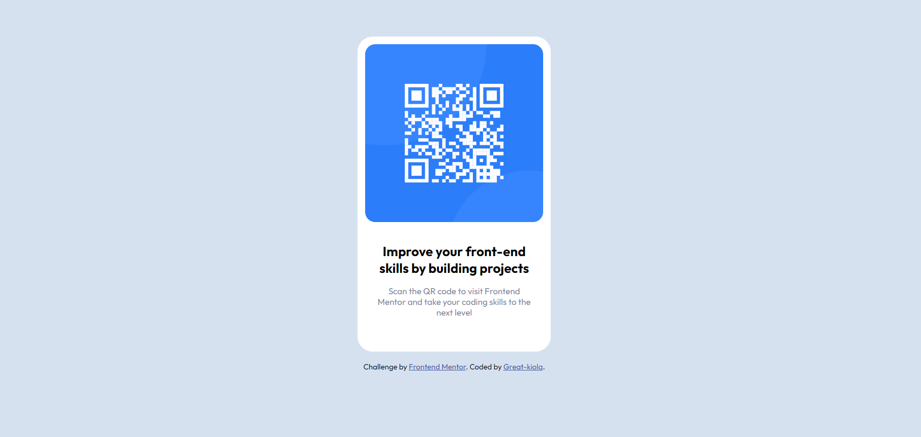 GitHub - Great-kiola/QR-code-component