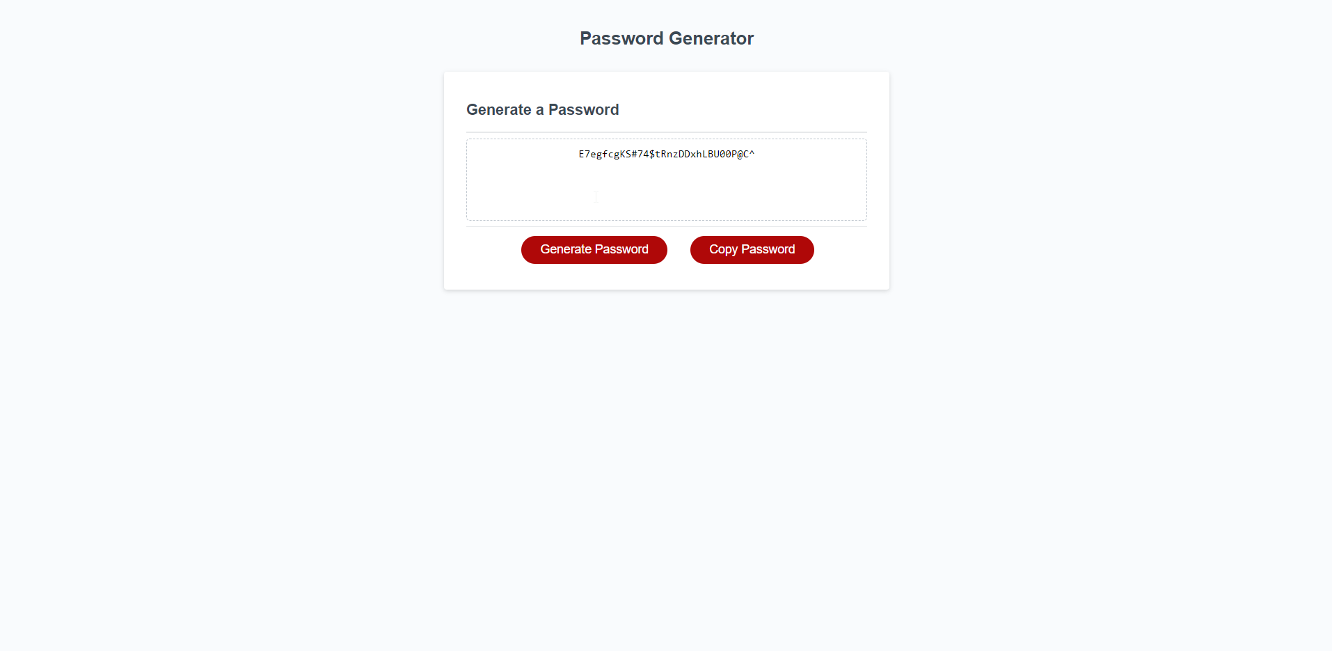 GitHub - JohnnyB90/password-generator: A random password generator with optional character choices.