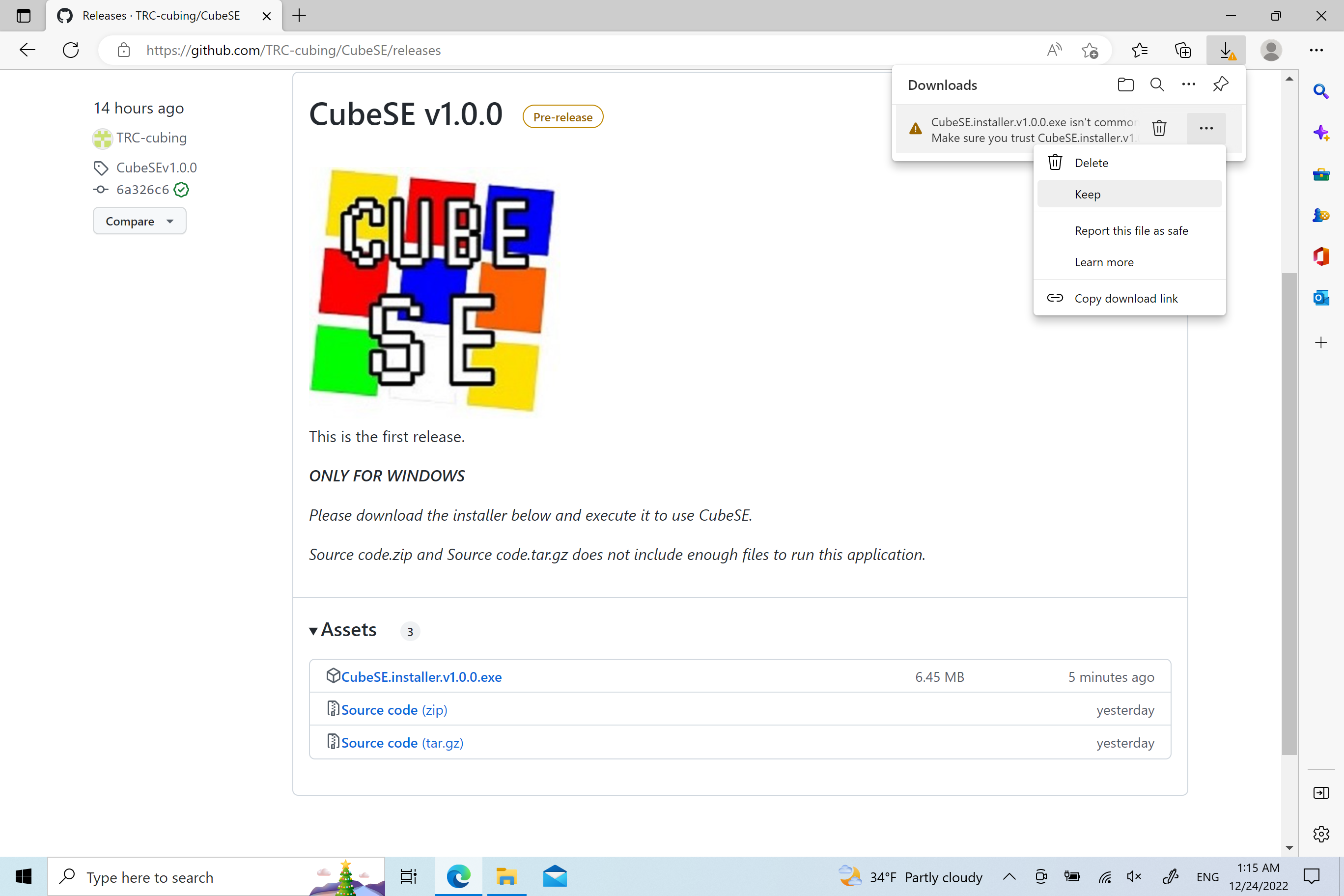 GitHub - TRC-cubing/CubeSE: An application to generate algorithms of the Rubik's Cube.