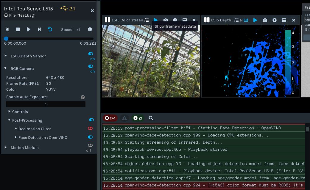 Export Color stream from L515 prerecorded *.bag file · Issue #11974 · IntelRealSense ...