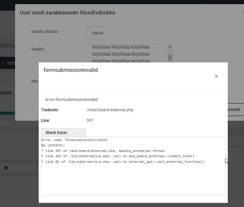 error/formsubmissioninvalid when posting content higher than 255 character · Issue #19 ...