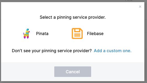 feat: Add Filebase to List of Pinning Providers by jtsmedley · Pull Request #2012 · ipfs/ipfs ...