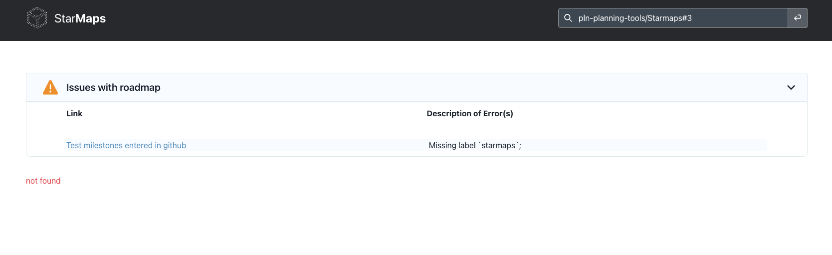 Clicking on a milestone in detail view that doesnt have children shows "not found" · Issue #121 ...