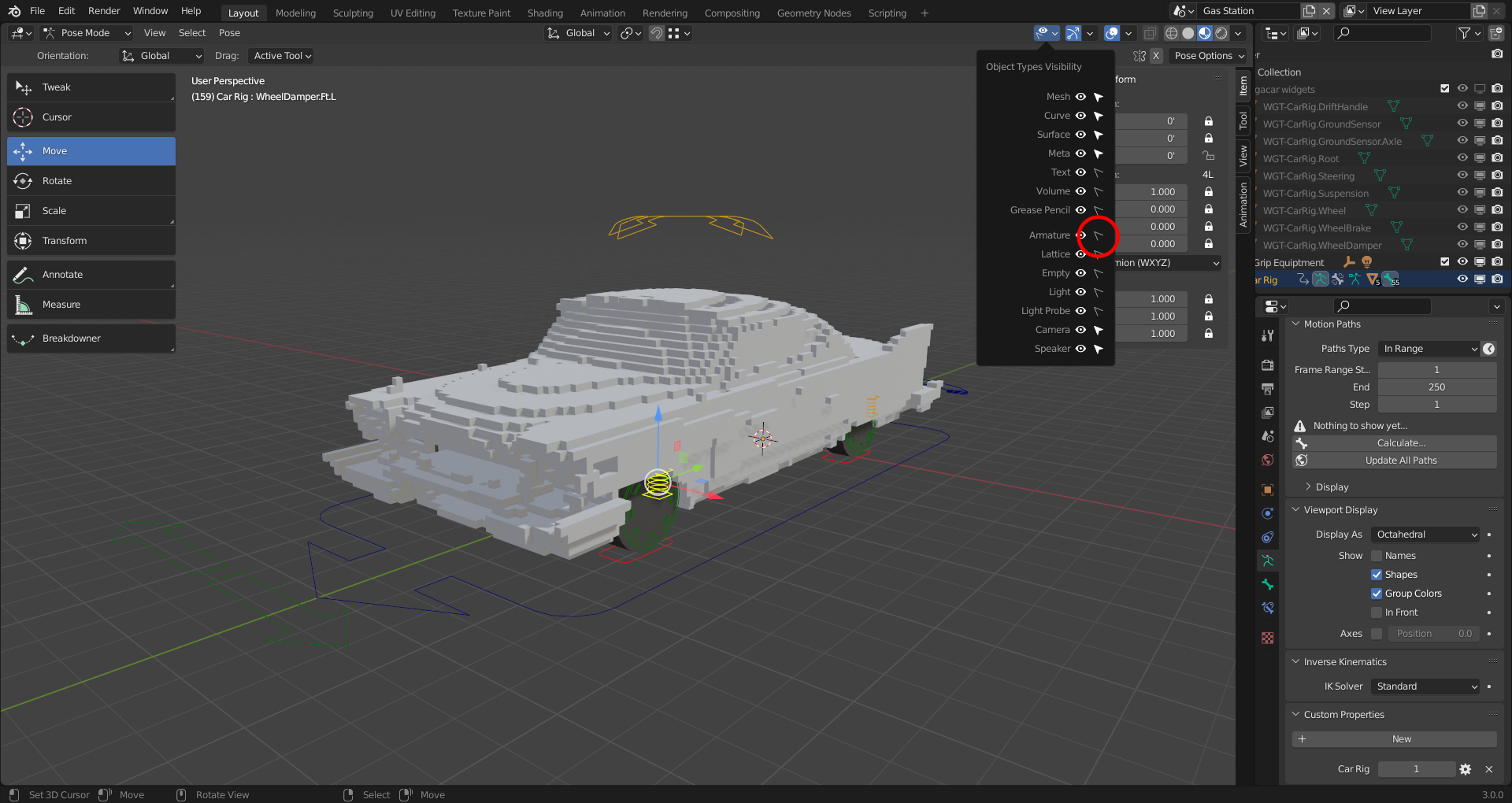 Unable to select any part of the rig · Issue #57 · digicreatures ...