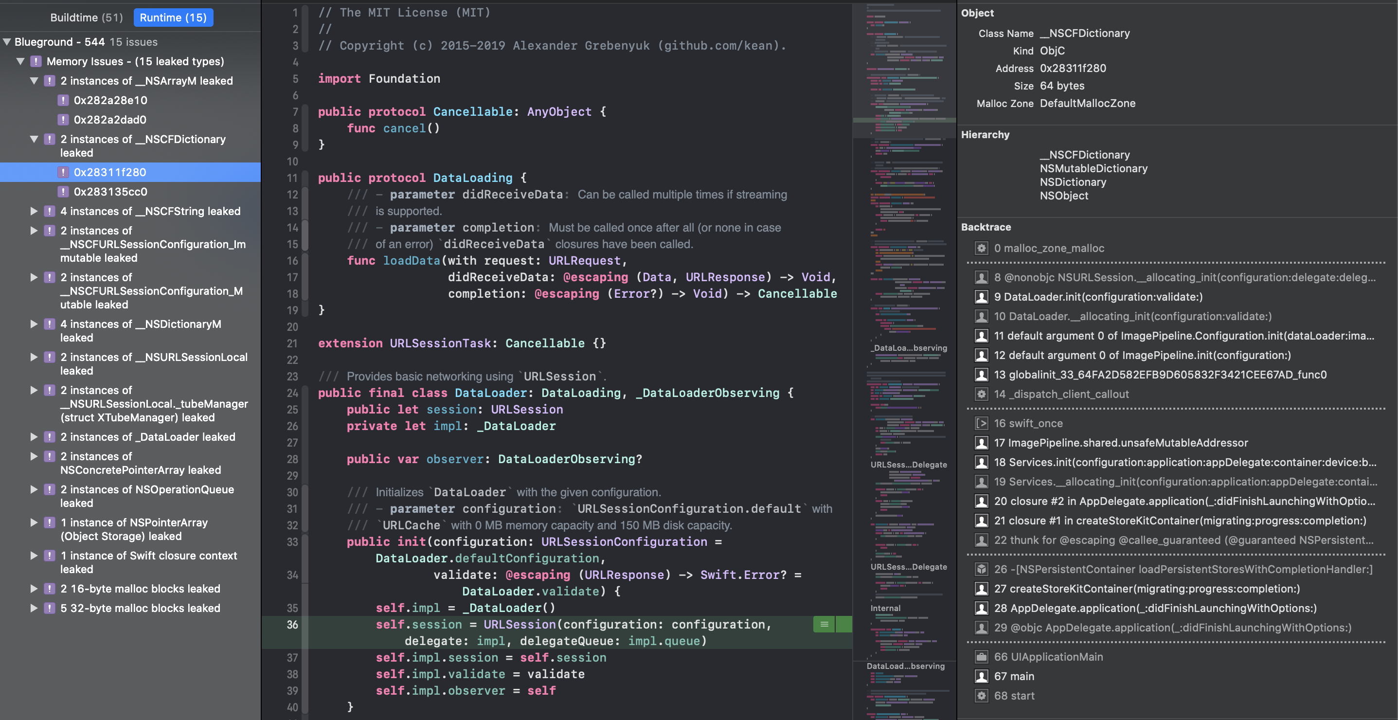 Memory leak - v8.x · Issue #336 · kean/Nuke · GitHub
