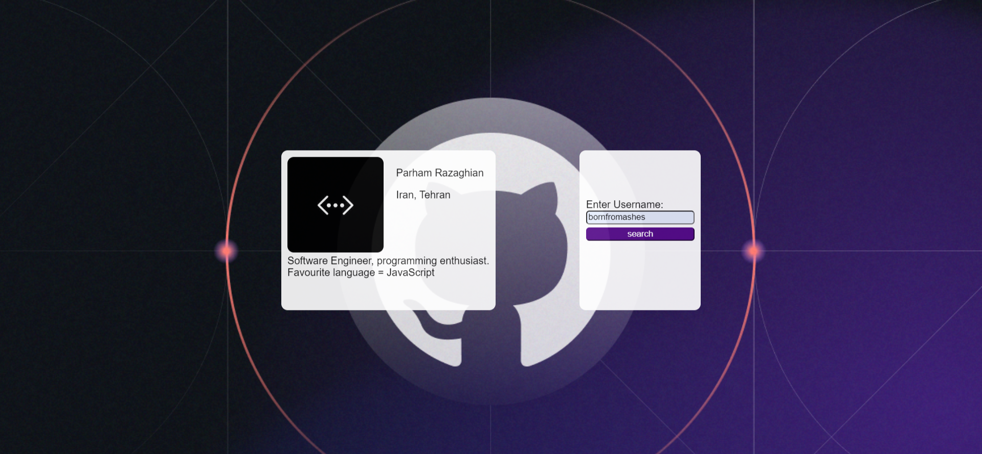 GitHub - BornFromAshes/github-search: A website using GitHub API to ...