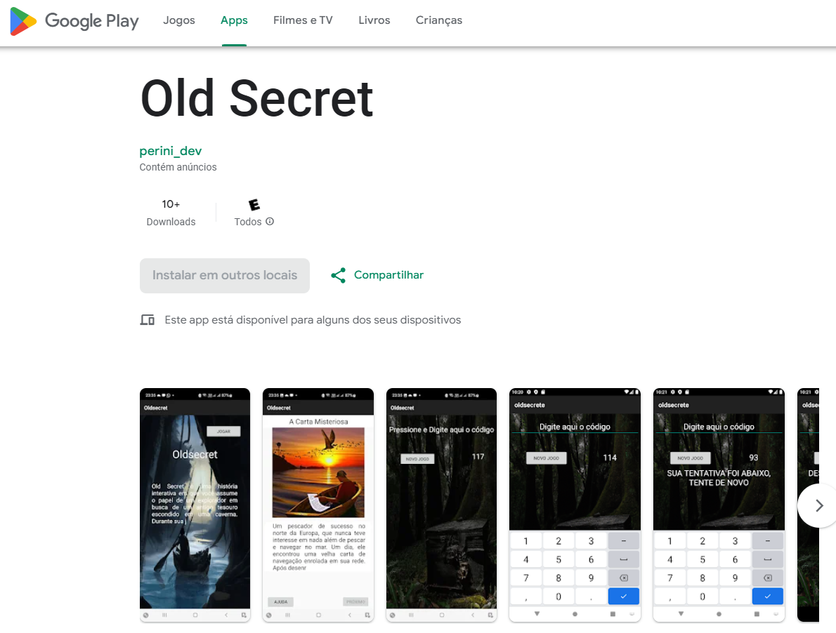 GitHub - engperini/OldSecret_AndroidGame: OldSecret is a fun and challenging number guessing game