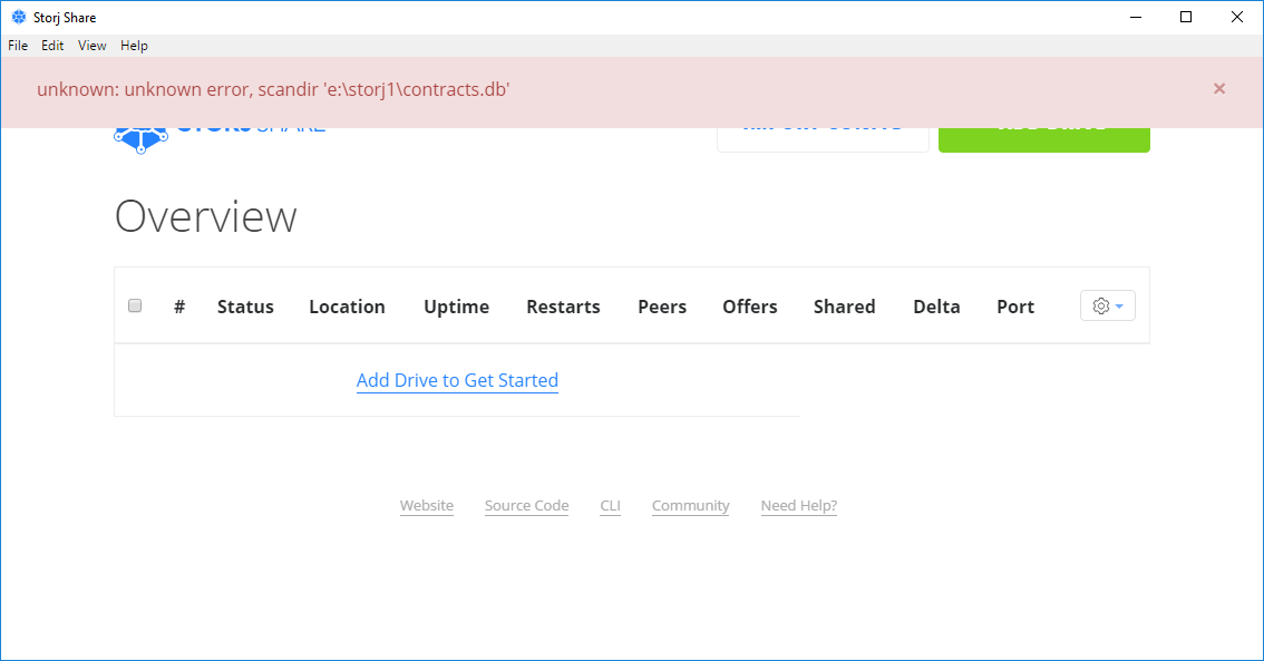 unknown error, scandir · Issue #671 · storj-archived/storjshare-gui · GitHub