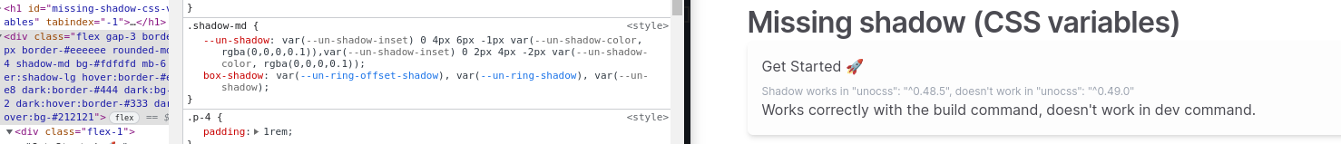 Some Css Is Missing With Dev Preview · Issue 2205 · Unocssunocss · Github 3617