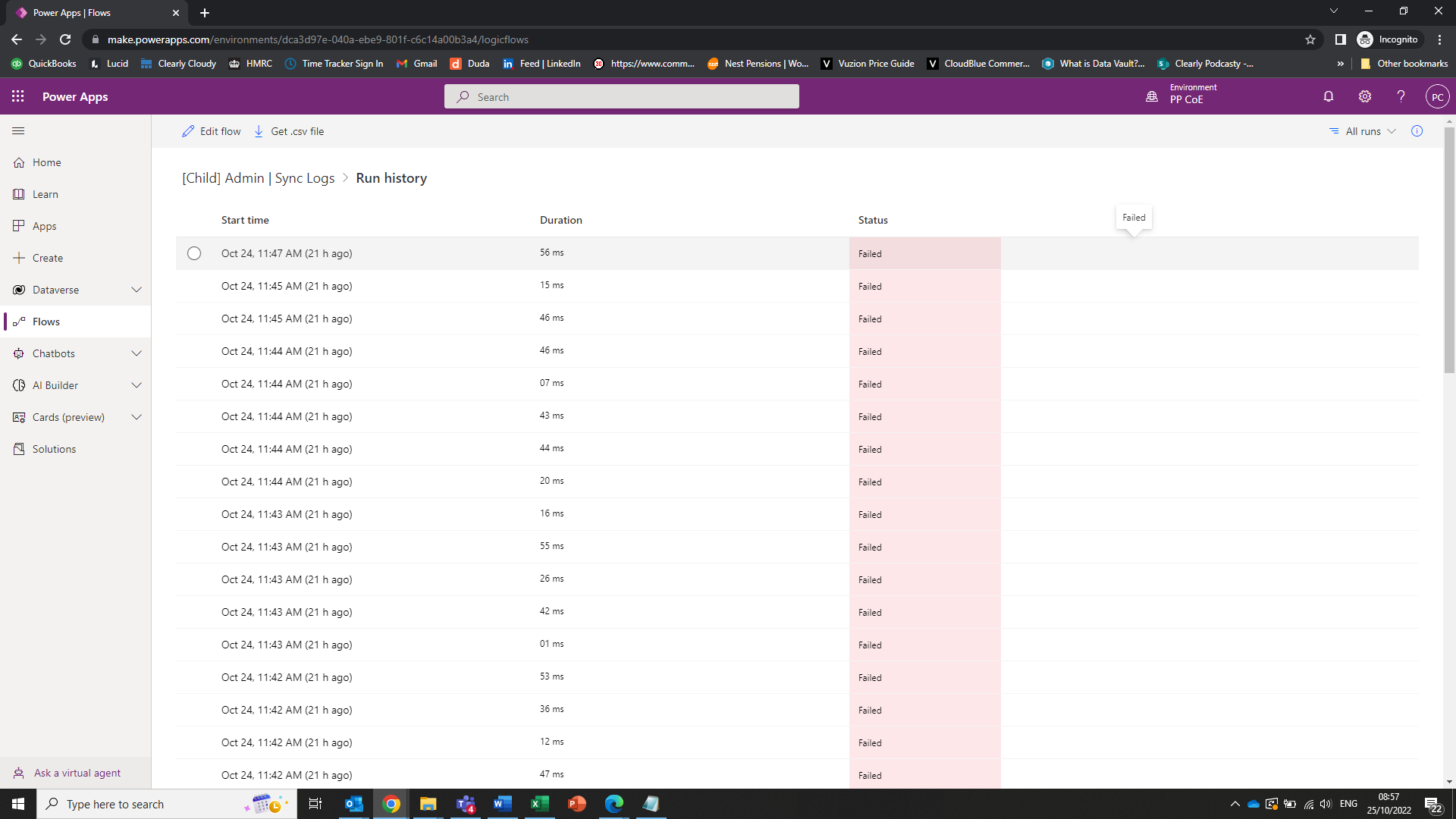 [CoE Starter Kit - BUG] [Child] Admin | Sync Logs · Issue #4139 · microsoft/coe-starter-kit · GitHub