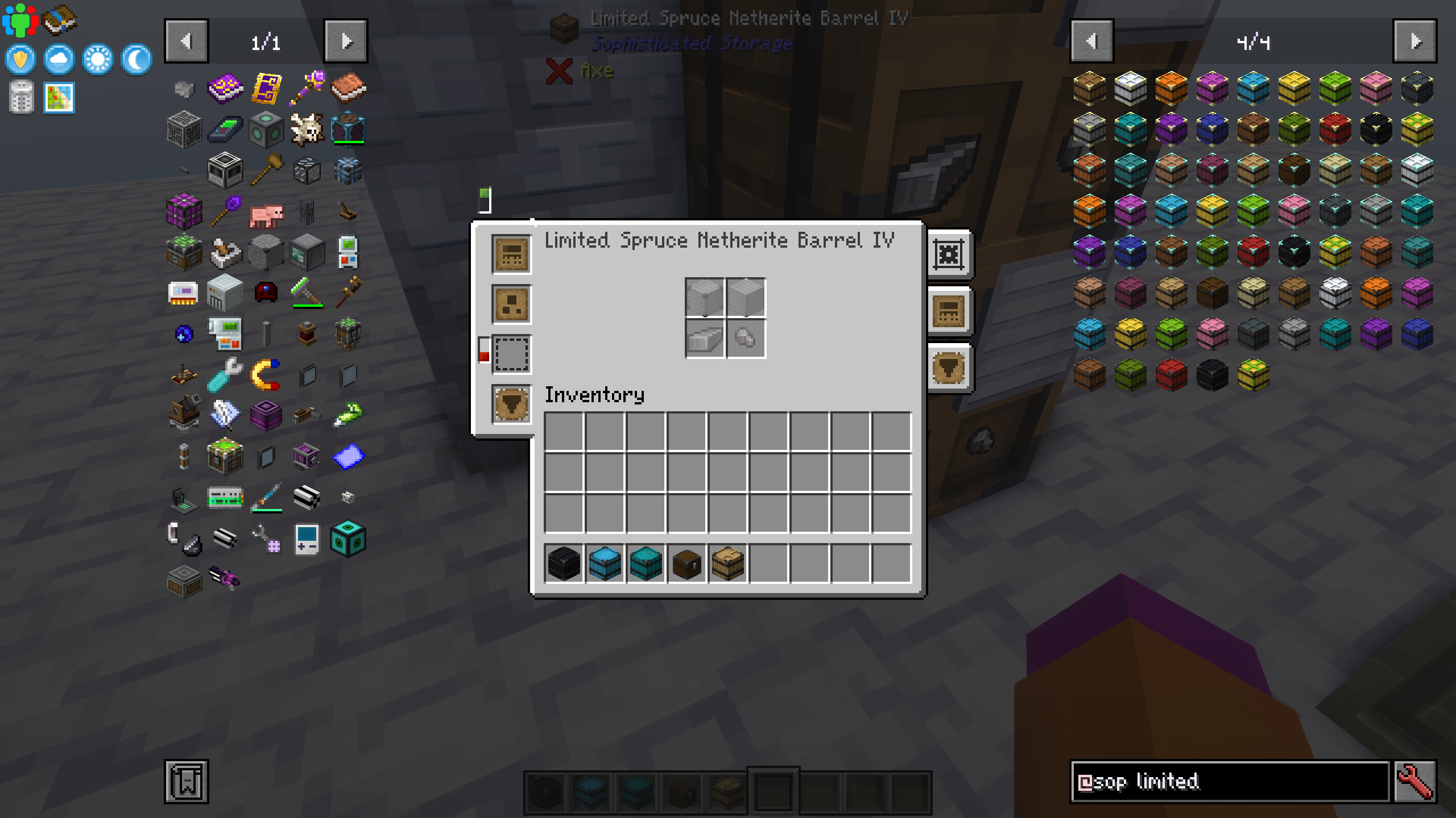 All Netherite Limited Barrels have a consistent visual bug. · Issue #270 · P3pp3rF1y ...